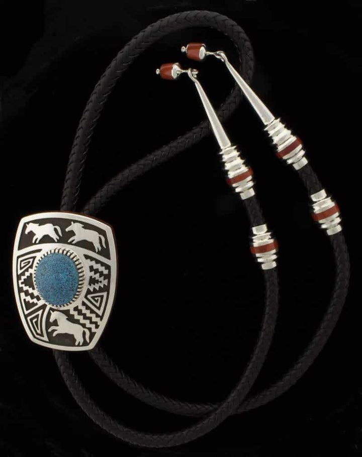 Native American Bolo Ties - Turquoise, Multi-Stone, Silver, & More ...