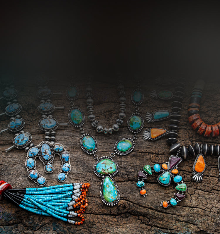 Native American Necklaces - Zuni, Navajo, Turquoise, & More - SilverTQ