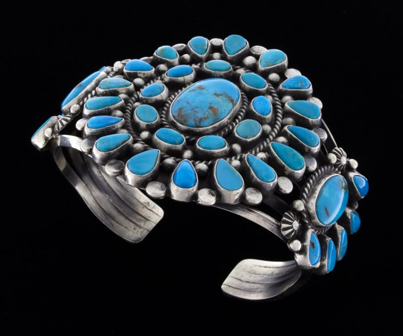Native American Bracelets - Turquoise, Silver, Cuff, & More - SilverTQ