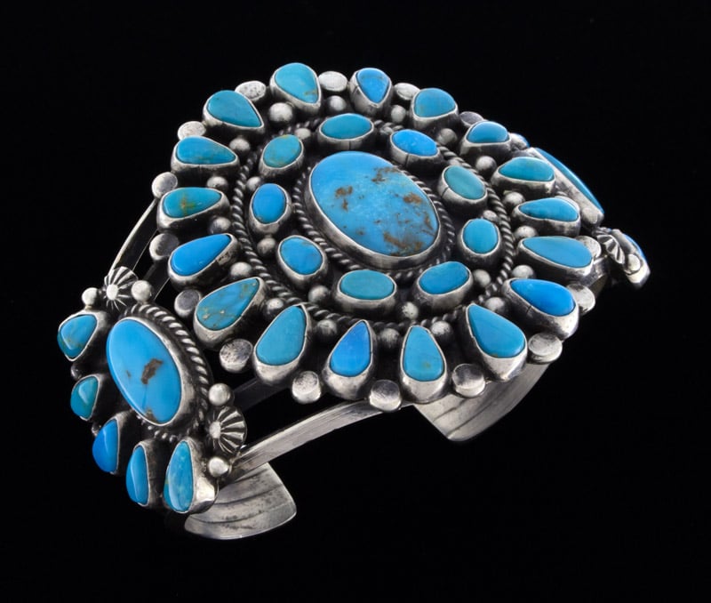 Native American Bracelets - Turquoise, Silver, Cuff, & More - SilverTQ